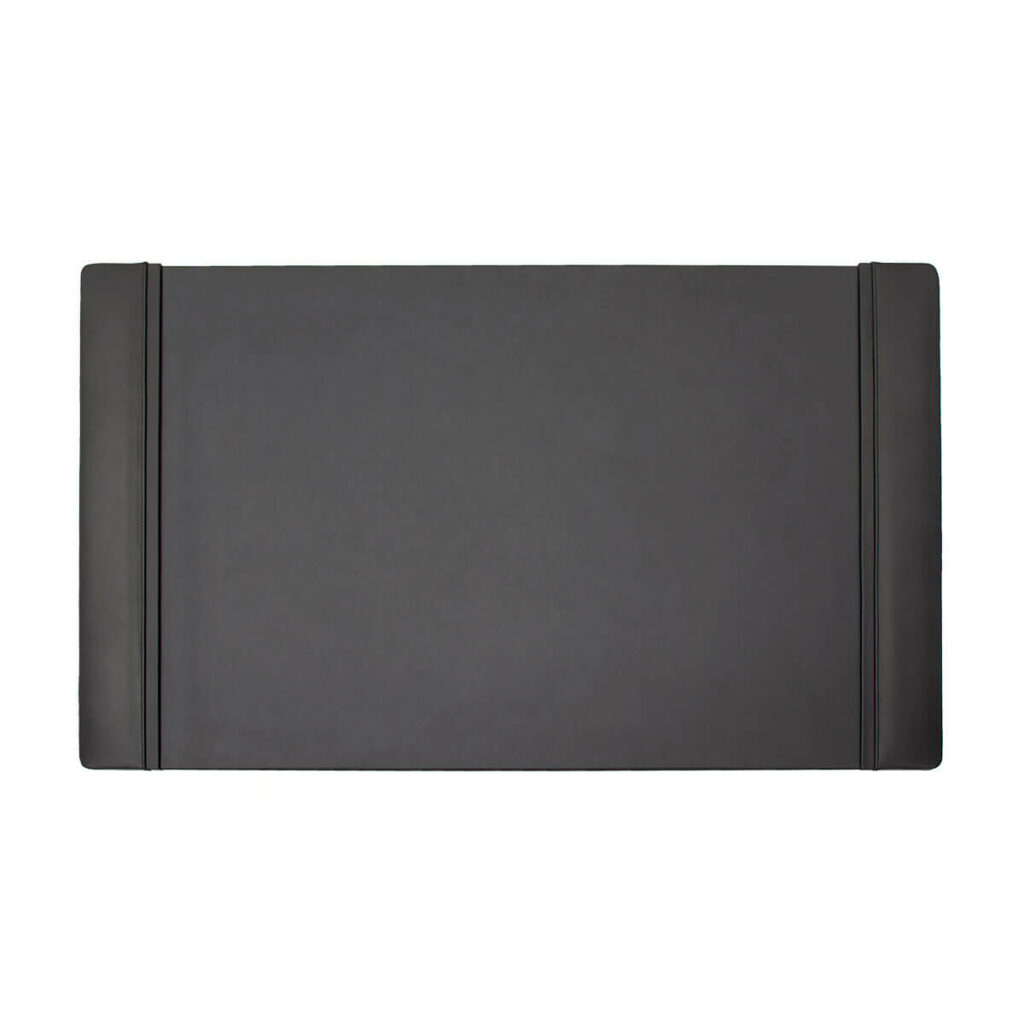 Leather Desk Pad (38 x 24) (Black) – OfficeAccessoriesPlus